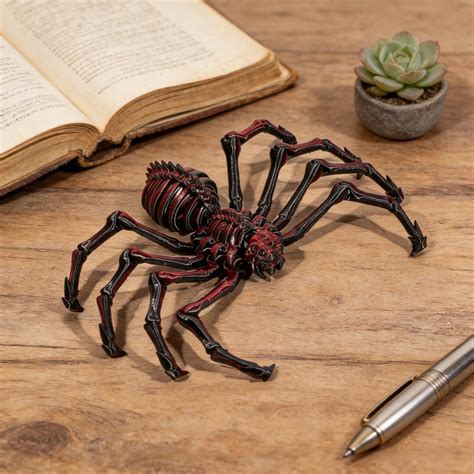 3d Printed Poseable Spider Toy Articulated Stretchy Spider Figure