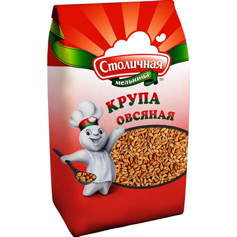 Крупа овсяная Столичная мельница недробленая 900 г купить в Минске цены доставка