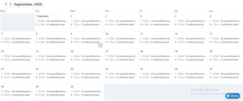 11 tailwind css calendar components examples