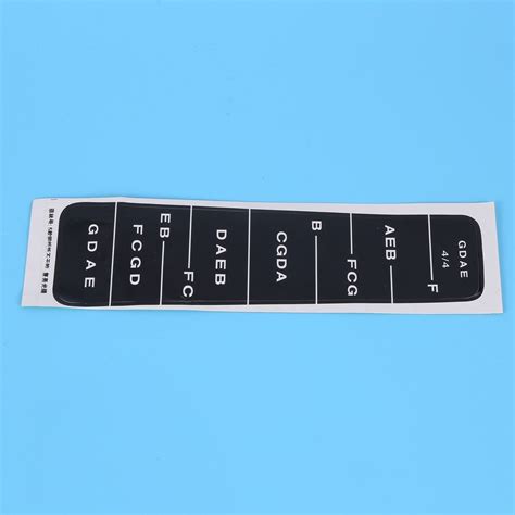 10pcs Violin Learner Beginner Neck Notes Finger Table Board 6117