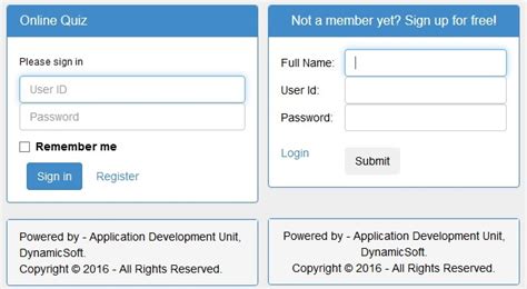 Bootstrap Online Quiz Aspnet C By Dynamicsoft Codecanyon