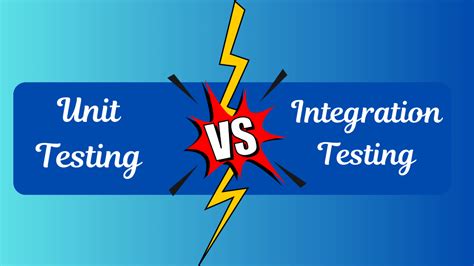 unit test vs integration test