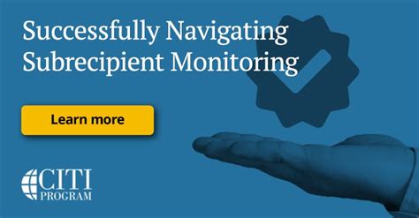 Successfully Navigating Subrecipient Monitoring Citi Program