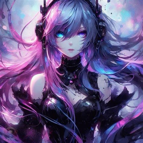 𓆩🐲𓆪♱ff White Hair Blue Eyes♱𓆩🐲𓆪 Female Form Art Blue Hair White Hair