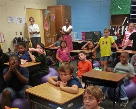 Riveted Little Readers Yoga Balls In The Elementary Classroom
