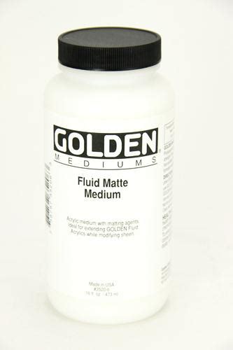 Golden Fluid Matte Medium