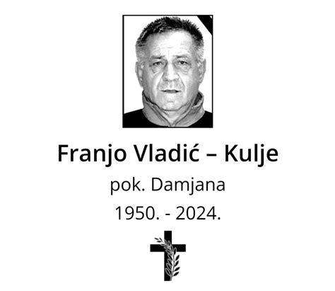 Franjo Vladić Kulje 1950 Framost