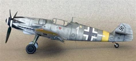 Messerschmitt Bf 109g 14 Luftwaffe Ace Erich Hartmann 1 48 Built Model