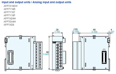 [panasonic] fp7 analog input and output units afp7da4h — mechatalk