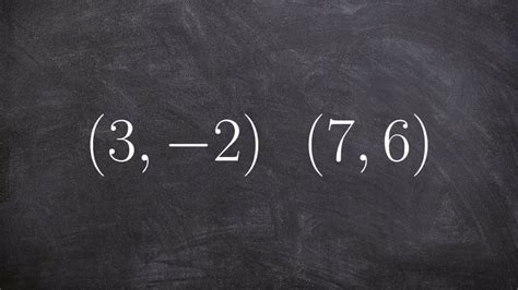 How To Find The Slope Between Two Points Using Slope Formula Maths