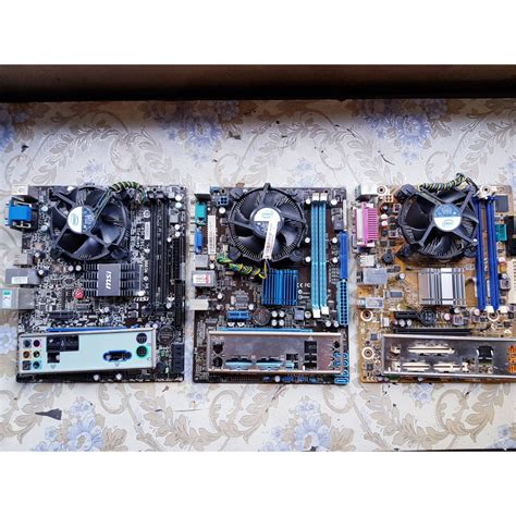 เมนบอร์ด มือ2 socket 775 ddr3 คละรุ่นคละยี่ห้อ รองรับ cpu intel exxx