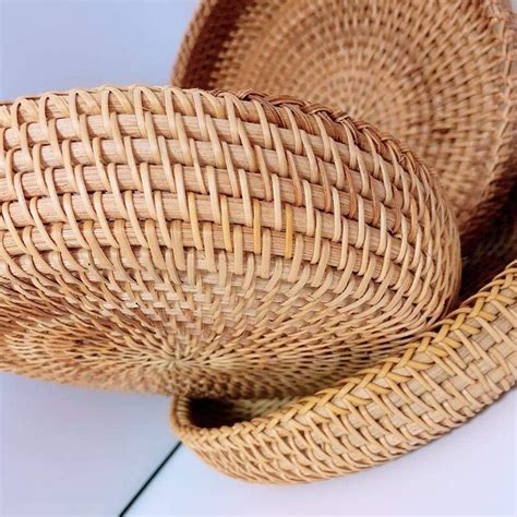 Hand Geweven Opbergdoos Fruitmand Rotan Mand Riete Grandado