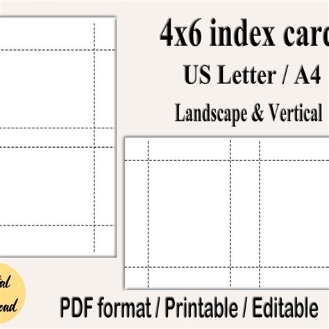 Printed 4x6 Card With Note Etsy