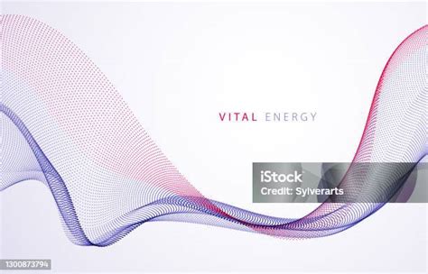 음파 입자 흐름 움직임의 효과 동적 벡터 추상 적 배경입니다 3d 모양 점 혼합 메쉬 미래 기술 편안한 벽지 3차원 형태에 대한 스톡 벡터 아트 및 기타 이미지 Istock