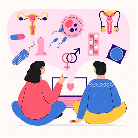 Premium Vector Hand Drawn Sex Education Illustration