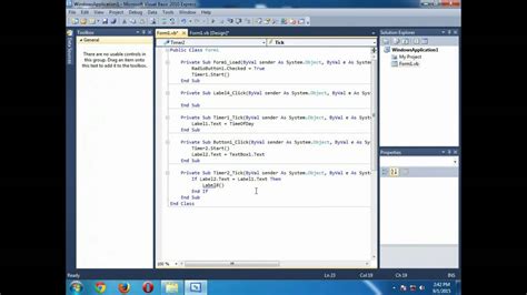 How To Make An Advance Alarm Clock Using Visual Basic Any Version YouTube