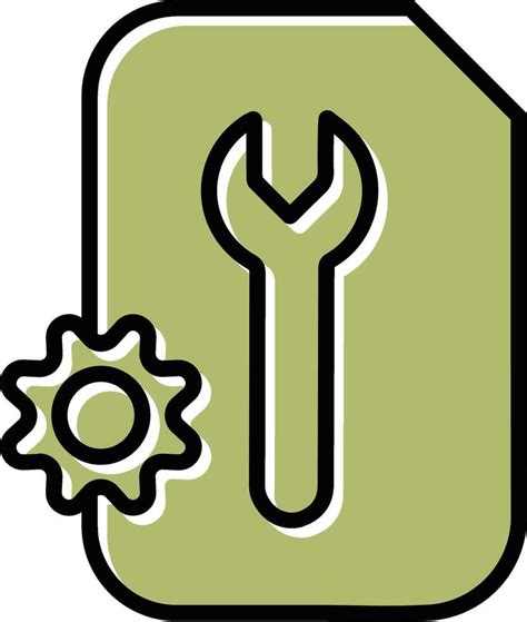 Document Setting Vector Icon Vector Art At Vecteezy