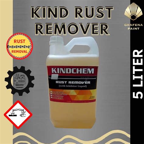 Jual RUST REMOVER AND INHIBITOR PROTECTION KIND RUST REMOVER 5 Liter Shopee Indonesia