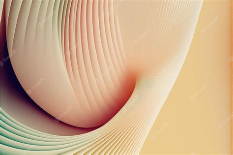 Premium Photo Abstract Art Of Overlapped Curve Line In Pastel Color Pattern