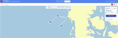 Offshore Wind Farming Demo Gurobi Optimization