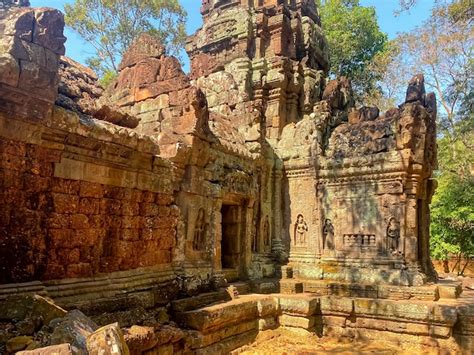 Premium Photo Ta Som Tasaom A Small Buddhist Temple In Angkor Cambodia