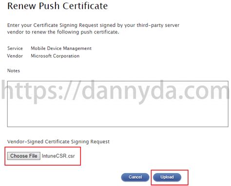 How To Renew Apple Push Certificate For Microsoft Intune IOS Enrollment MDM Push Certificate