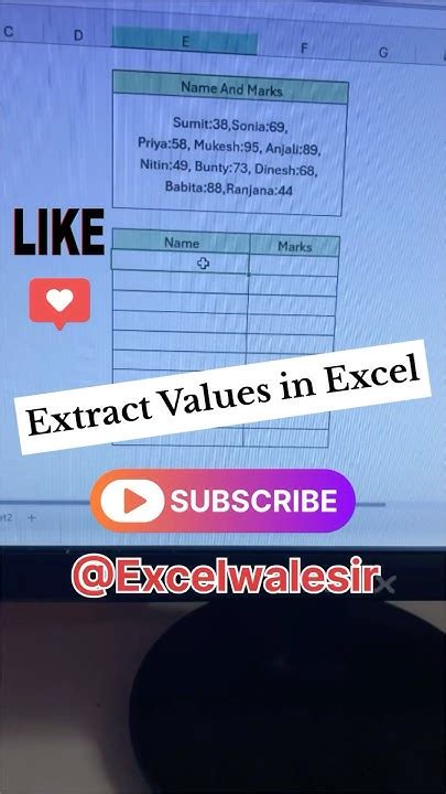 Extract Values In Excel Excelwalesir Exceltricks Exceltips Exceltraining Excelhacks