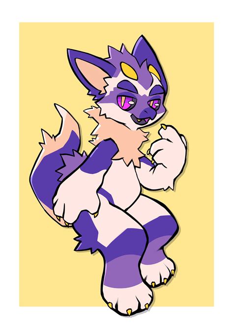 Lil Oc I Did With My Own Base Sassy Art By Me Rfurry