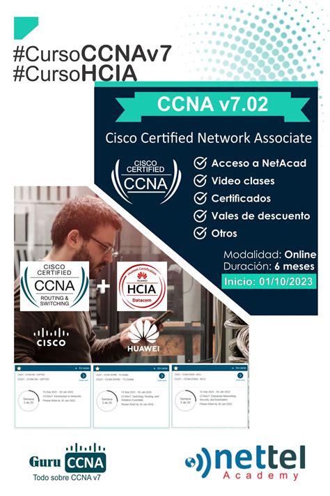 Nettel Academy Cisco Ccna Huawei Hcia 2025