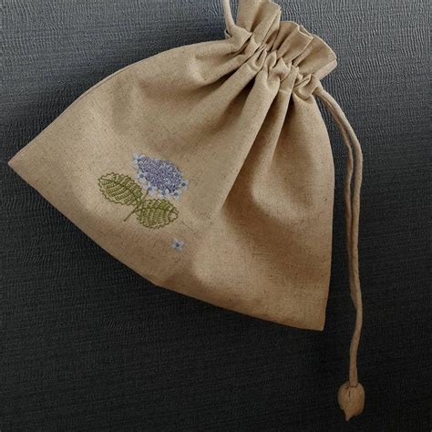 수국 자수 파우치 🌼 ᆞ ᆞ 자수파우치 린넨파우치 프랑스자수 야생화자수 Embroidery 꽃자수숲 Soop 자수타그램 핸드메이드 Handmade 취미