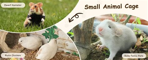 Small Wooden Hamster Cage For Dwarfhamsters 158 Portable Habitat