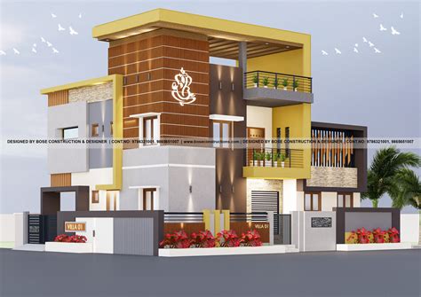 Selva Vinayagam Villa Construction Project Bose Construction And Designer Bc