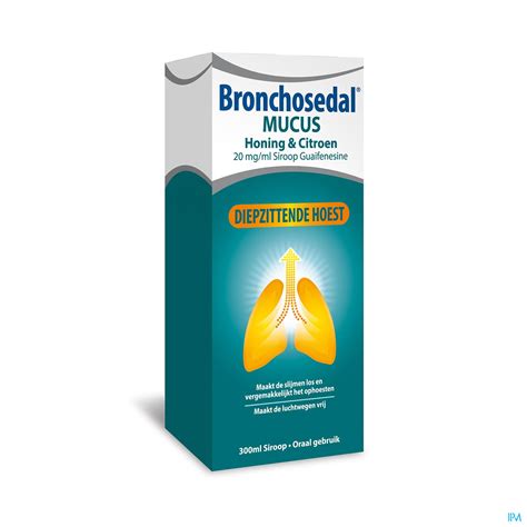 Bronchosedal Mucus Honing Citroen 300 Ml 20 Mgml Diepzittende