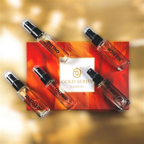 Tester Kit For Him Gold Series Mayas Perfume World Mayas