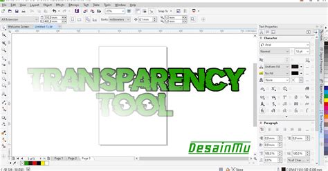 Efek Transparency Coreldraw