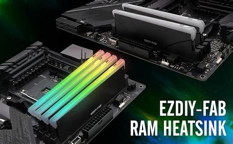 Ezdiy Fab 5v Argb Memory Ram Cooler Ddr Heatsink For Diy Pc Game Mod