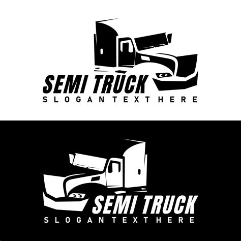 Semi Truck Logo Design Vector 37133731 Vector Art At Vecteezy