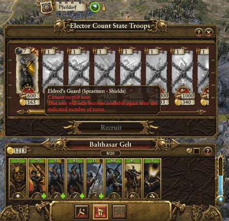 Noob Question About Elector Count State Troops Recruitment R Totalwar