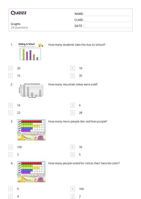 Interpreting Graphs Worksheets For St Grade On Quizizz Free Printable