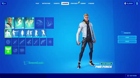 Fortnite Pwr Lachlan Bundle Backbling Pickaxe Emote Youtube