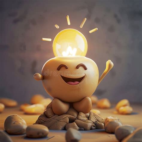 3d Render Icon Clay Style Of A Bar Chart With A Stack Of Clay Blocks Representing Different Data