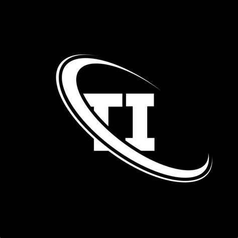 Ti Logo T I Design White Ti Letter Ti Letter Logo Design Initial Letter Ti Linked Circle
