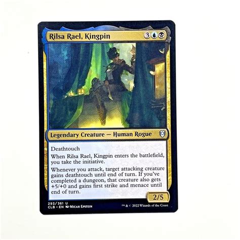 Mtg Rilsa Rael Kingpin Commander Legends Battle For Baldurs Gate 293 361 Regular Uncommon For
