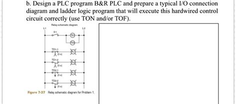 Solved Design A Plc Program For B R Plc And Prepare A Typical Io