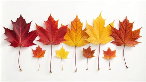 Autumn Maple Leaf Gradient Stock Illustration Illustration Of Crimson
