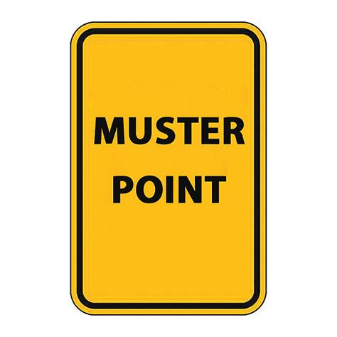 Muster Point Signage