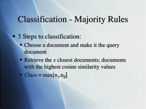 Ppt Document Classification Techniques Using Lsi Powerpoint