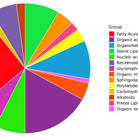 Chemical Structure Classification Of The Identified Molecules