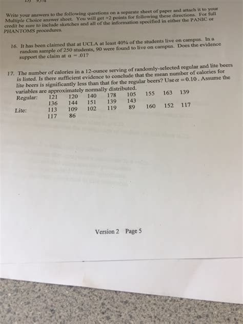 solved write your answers to the following questions on a