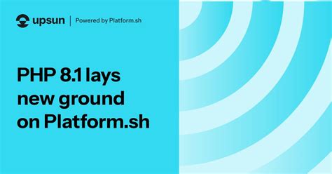 Experience Php 81 New Features And Speed Boost Upsun